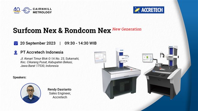 Surfcom Nex & Rondcom Nex New Generation - Trade Events | Cairnhill