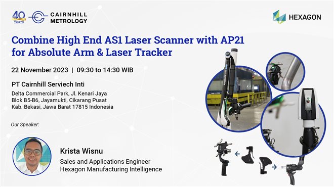 Combine High End AS1 Laser Scanner with AP21 for Absolute Arm & Laser ...