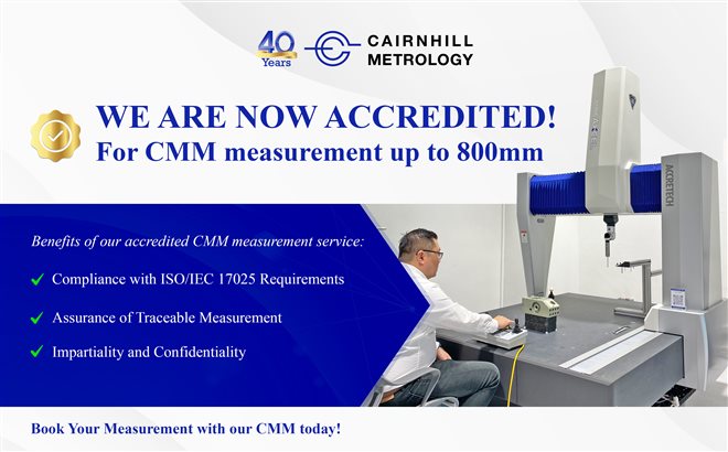 CMM Measurement Accreditation - News | Cairnhill