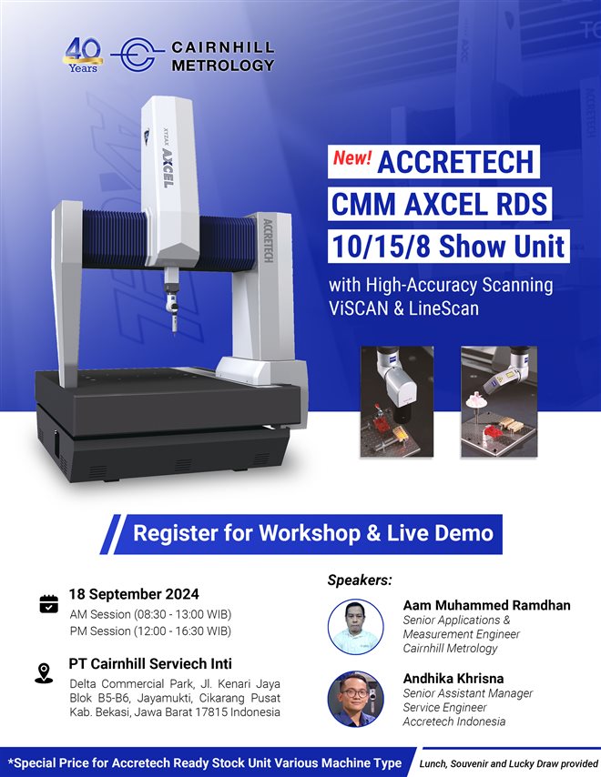 Acretech CMM RDS Demo and Workshop - Trade Events | Cairnhill