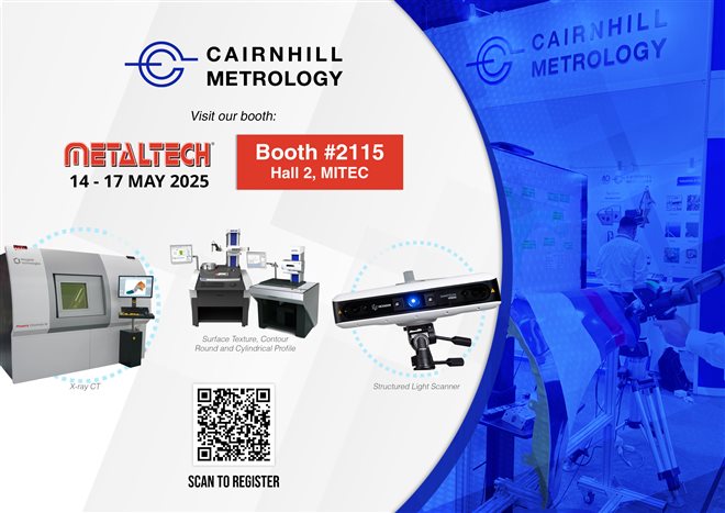 Cairnhill Metrology @ METALTECH 2025 - Trade Events | Cairnhill